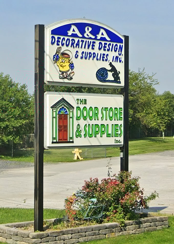 Even the nearby businesses embrace the paint theme. In Shippensburg, color coordination isn't just a suggestion—it's a way of life.