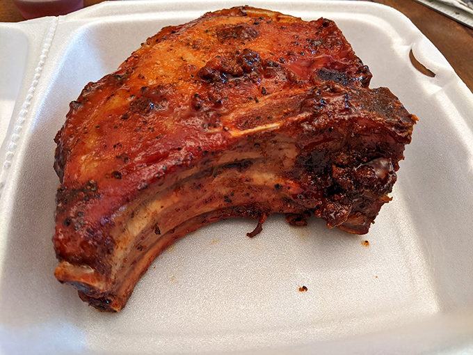 These spare ribs have the kind of bark that doesn't bite—unless you count the perfect peppery crust. Carnivore poetry on a plate.