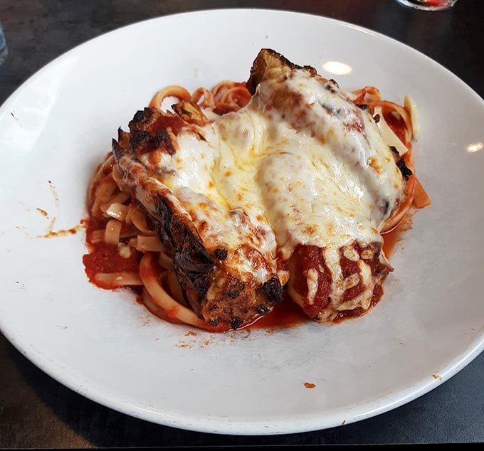 Pasta that doesn't just sit on the plate – it tells a story. This hearty dish practically begs you to cancel your next appointment.