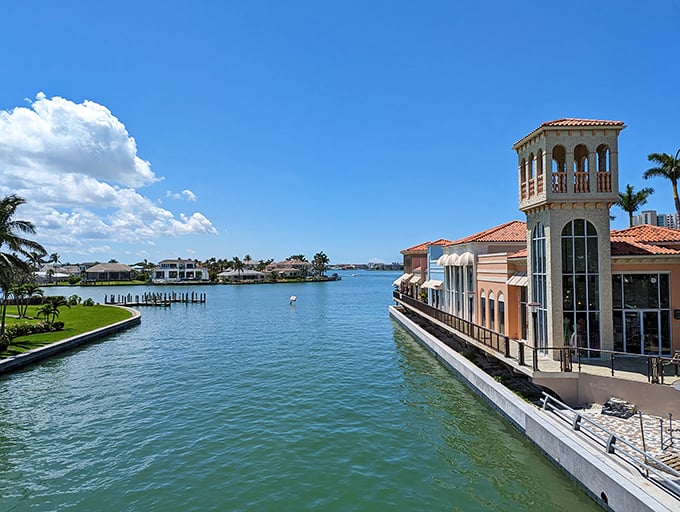 Venetian Village serves up waterfront dining with a side of boat-envy. Nothing enhances a meal like watching million-dollar yachts float by.