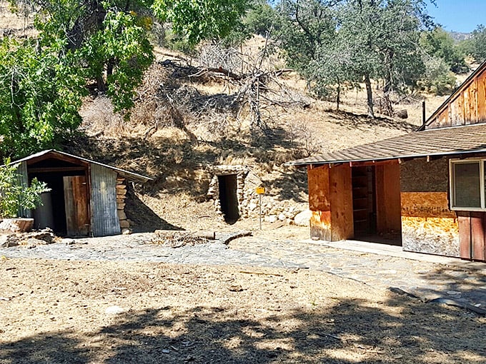 Part history, part mystery—these rustic structures whisper stories of earlier Lake Isabella residents who knew a bargain when they saw one.