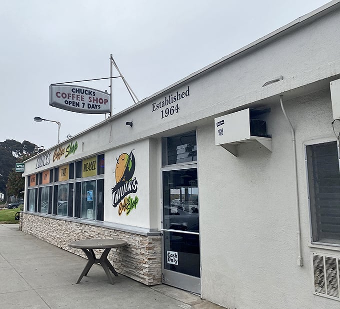 "Home of the Weasel" proudly displayed on the storefront. In the diner world, that's a badge of honor worth investigating.