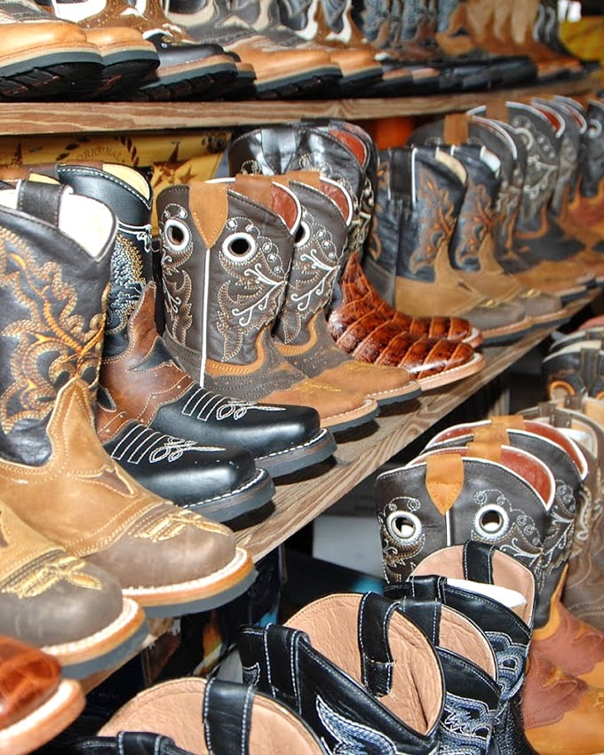 These aren't just boots—they're wearable art. Each pair tells a story of craftsmanship that would make any cowboy tip their hat in respect.