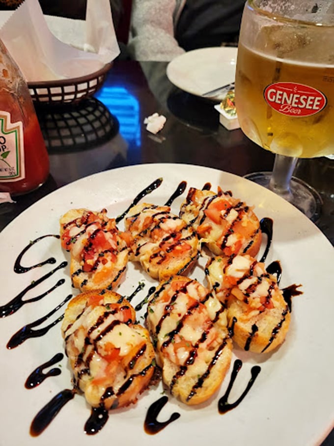 Bruschetta that doesn't need a passport to transport you to Italy. Simple ingredients transformed into something magical.
