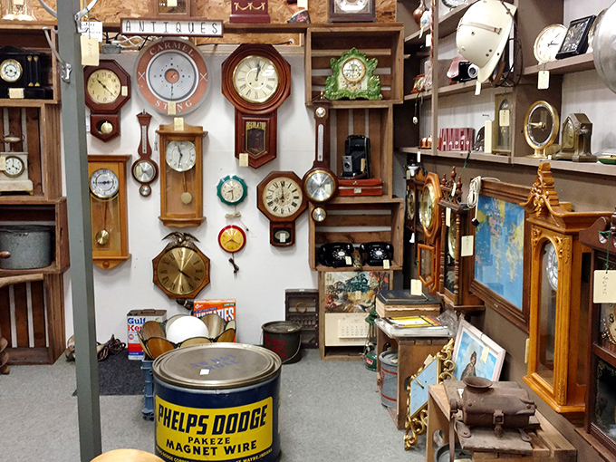 Time stands still here – literally, most of these clocks haven't worked since the Eisenhower administration.