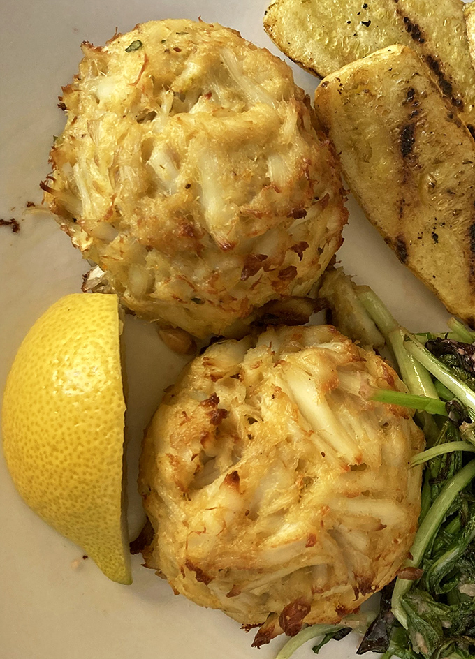 These crab cakes are what Maryland dreams about when it's feeling jealous—all jumbo lump, zero filler, and absolutely no apologies.