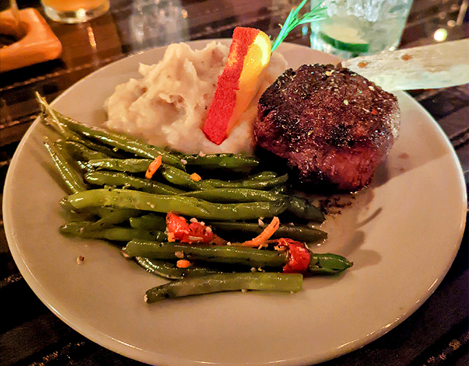 When a steak is cooked this perfectly, you don't need fancy words to describe it—just a moment of respectful silence.