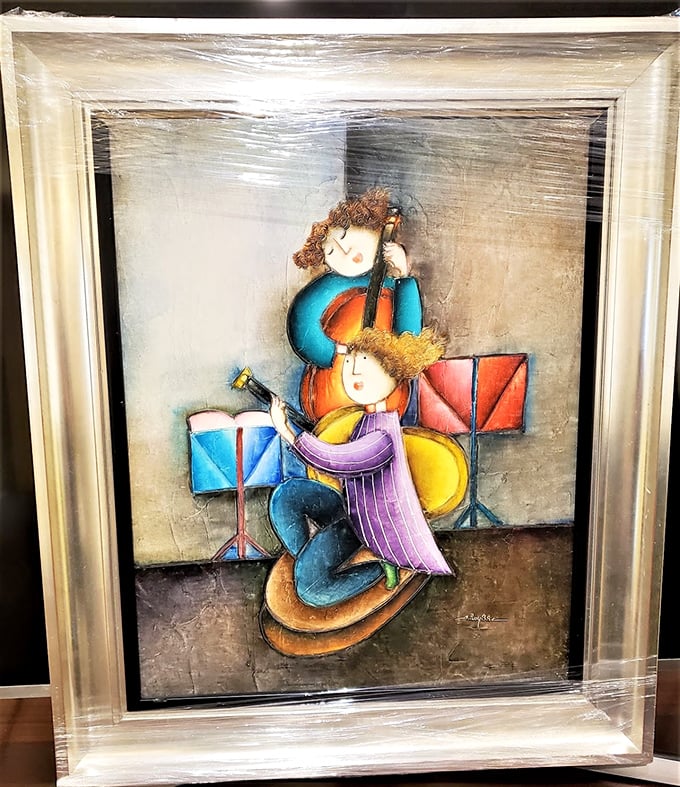 Art that makes you smile isn't just for galleries. This whimsical musical duo brings color and joy without the snooty gallery markup.
