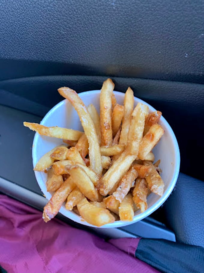 These aren't just french fries—they're potato sticks of joy, crisp enough to make that satisfying crunch that signals all is right with the world.
