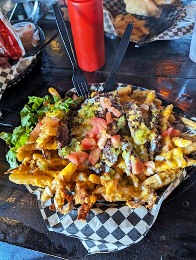 These aren't just loaded fries—they're a full archaeological dig of flavors. Each layer reveals new treasures for your taste buds.