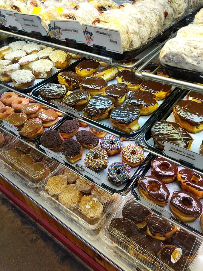 Sweet temptation in every tray! These Pennsylvania Dutch-inspired donuts and pastries aren't just desserts—they're edible works of art.