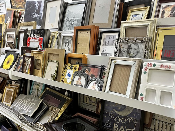 A gallery wall waiting to happen. These frames have held everything from wedding photos to vacation memories—now they're ready for yours.