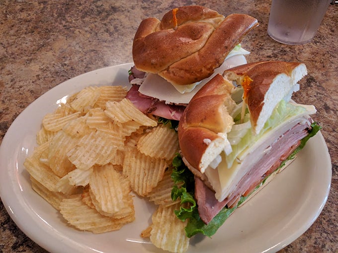 The sandwich that makes you question why you ever bothered with fancy lunch spots—honest ingredients stacked with Midwestern generosity.