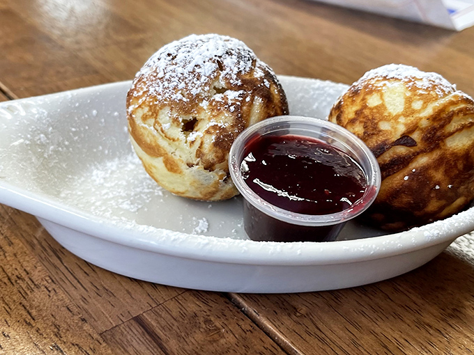 Aebleskiver – those magical Danish pancake puffs dusted with powdered sugar – are what would happen if a pancake and a donut had a delicious baby.