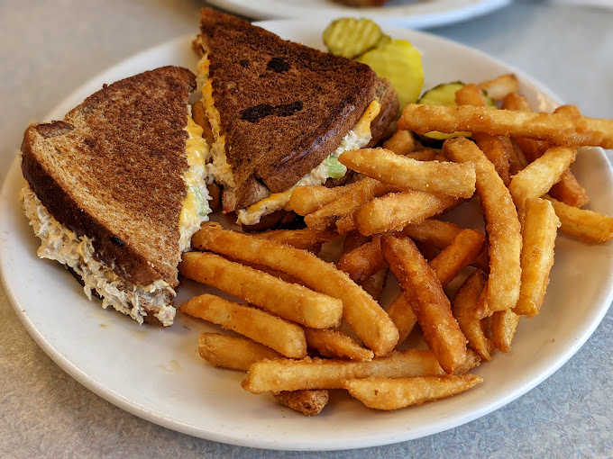 The tuna melt that proves sometimes the best things come between two pieces of perfectly grilled bread.