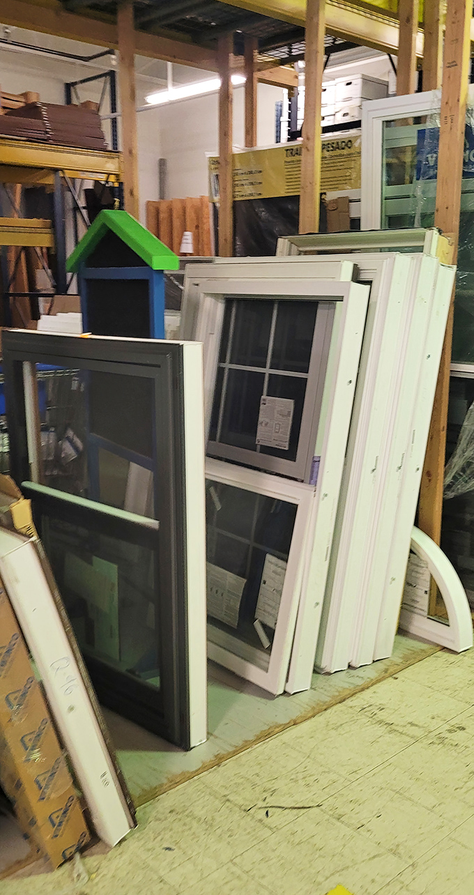 Windows to new possibilities – literally. DIY enthusiasts can find everything from standard replacements to architectural salvage with character.