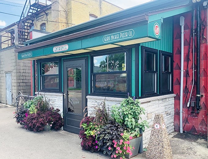 Glass Nickel's colorful exterior and flower boxes hint at what makes this Madison favorite special – attention to every detail.