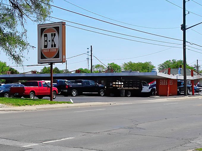 The famous Kokomo "BK" sign marks more than just burgers – it's a landmark in a town where retirement dollars stretch.