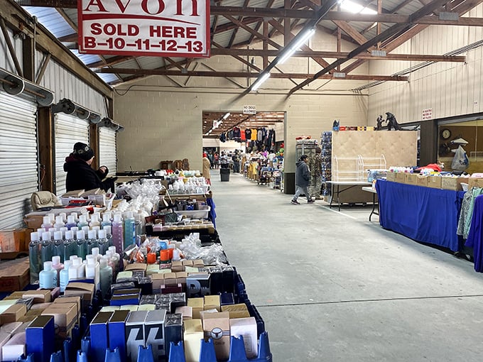 Miller's Flea Market maintains the organized charm of a department store. Bargain hunting without the chaos—what a concept!