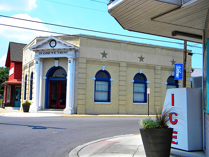 Small-town architecture with big personality – Millsboro's historic downtown maintains its vintage appeal.