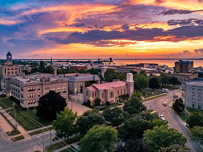 Sandusky's harbor opens to Lake Erie's vast horizon, promising adventures that don't require a trust fund. Water views at trailer park prices—now that's living!