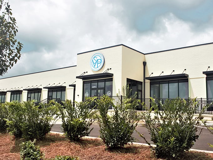 St. Vincent de Paul's modern storefront brings a touch of retail elegance to the thrifting experience.