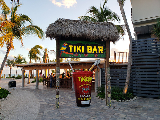 That bright parrot sign isn't just decoration—it's your signal that you've found the Keys' perfect marriage of fresh seafood and ocean views.