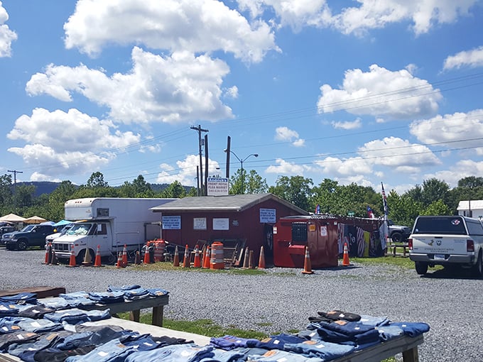 Trucks, tents, and treasures create the perfect trifecta at Andrick's, where every aisle promises new discoveries.