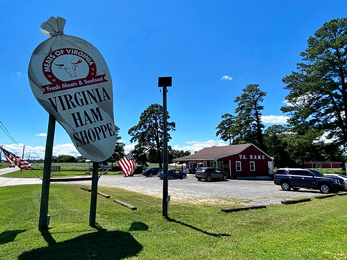 Simple red building, extraordinary sandwiches. Where Virginia's meat traditions are honored between two perfect slices of bread.