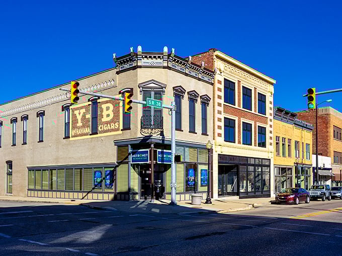 Small-town charm radiates from every storefront like warmth from a grandmother's kitchen on Sunday morning.