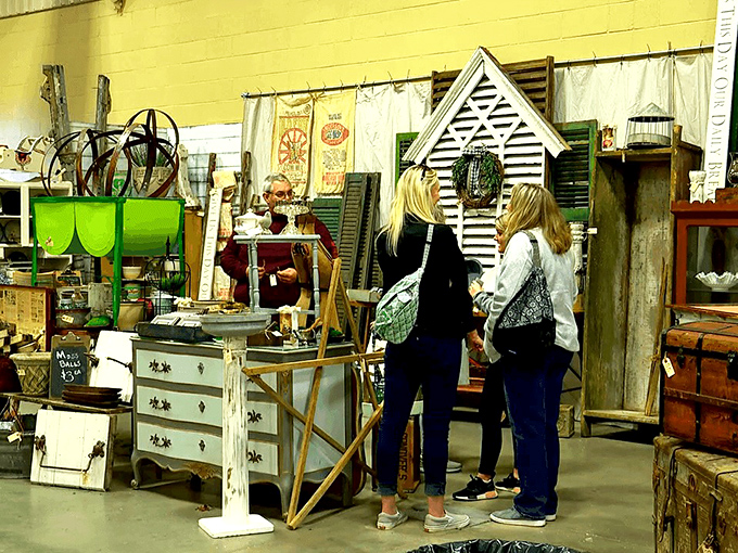 Artfully arranged displays at Vintage Market Days showcase treasures that look like they jumped straight off your Pinterest board.