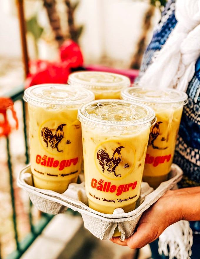 Horchata heaven! These golden cups of cinnamon-kissed refreshment are the perfect counterbalance to spicy dishes – like a cool breeze on a hot Santa Ana day.