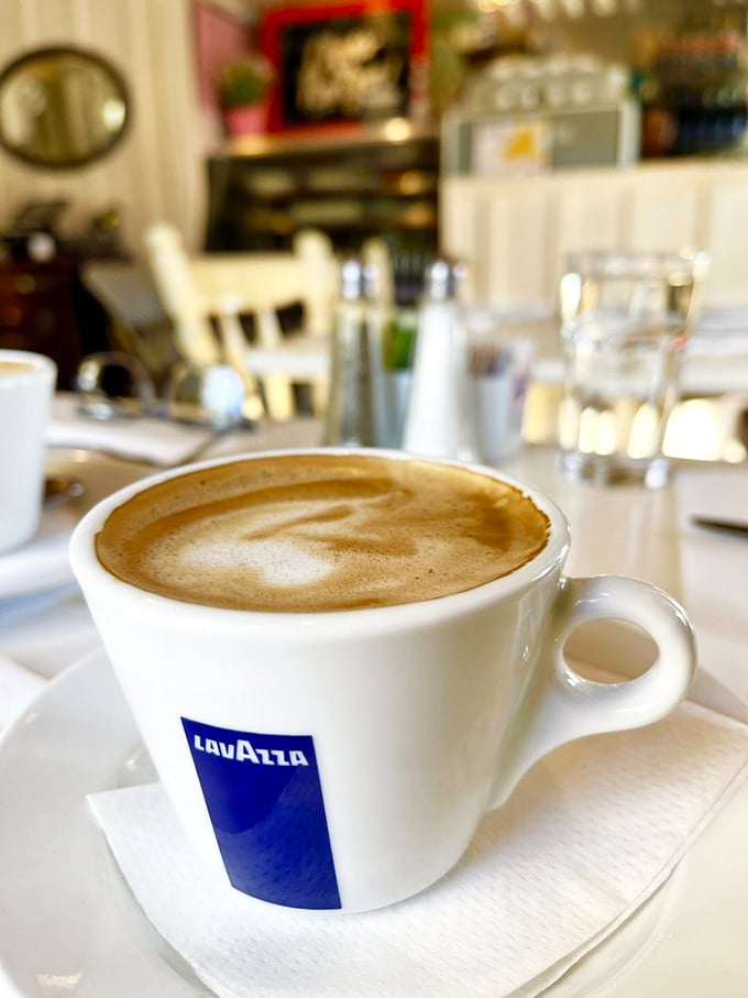 Italian precision meets Pacific Grove charm in this velvety Lavazza cappuccino—the perfect companion while watching the coastal world go by.