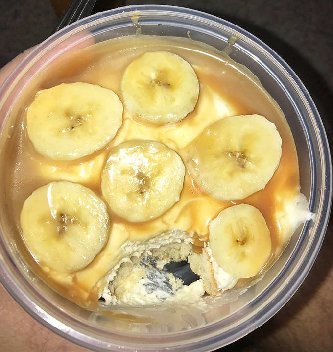 The banana pudding doesn't just end your meal—it throws a farewell party in your mouth. Those banana slices are basically floating on clouds of comfort.