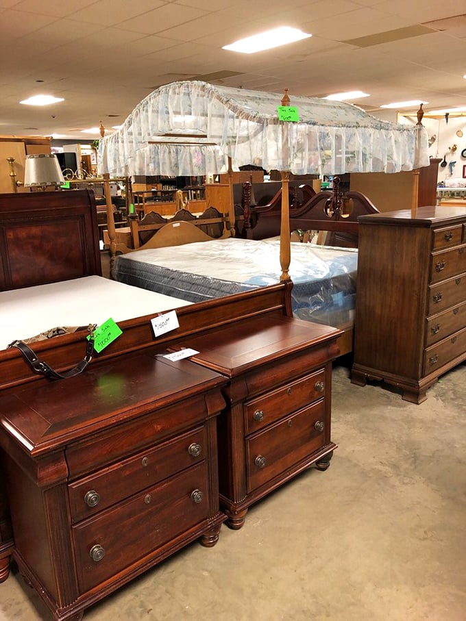Canopy beds and solid wood dressers await their second act. Unlike today's assembly-required furniture, these pieces have already proven their staying power.