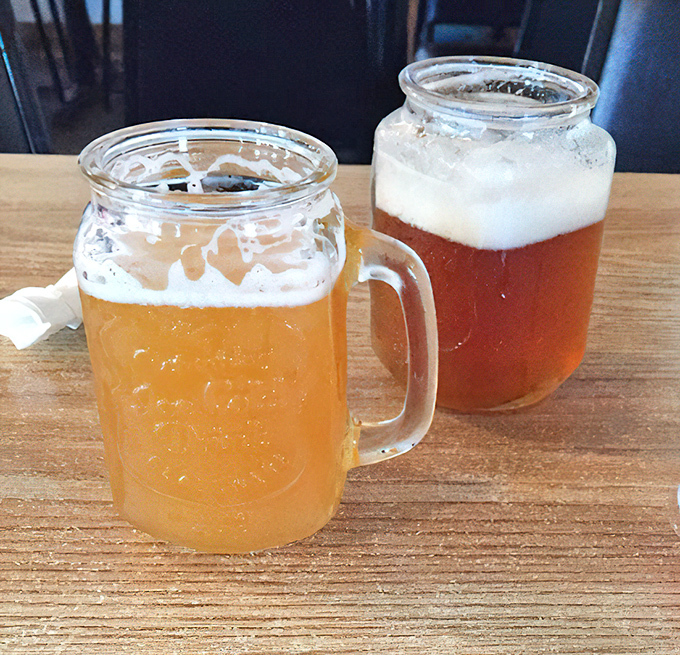Mason jar beers that taste better than anything served in fancy stemware – fight me on this.