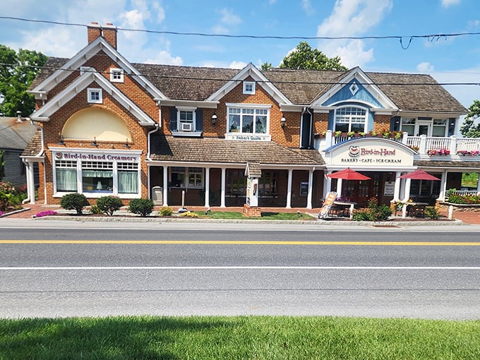 The Bird-in-Hand Creamery complex isn't just a place to eat—it's where calories don't count because you're "experiencing local culture."