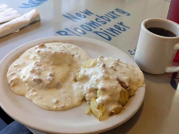 Biscuits and gravy – the breakfast equivalent of a warm hug from your grandmother, comforting and familiar in all the right ways.