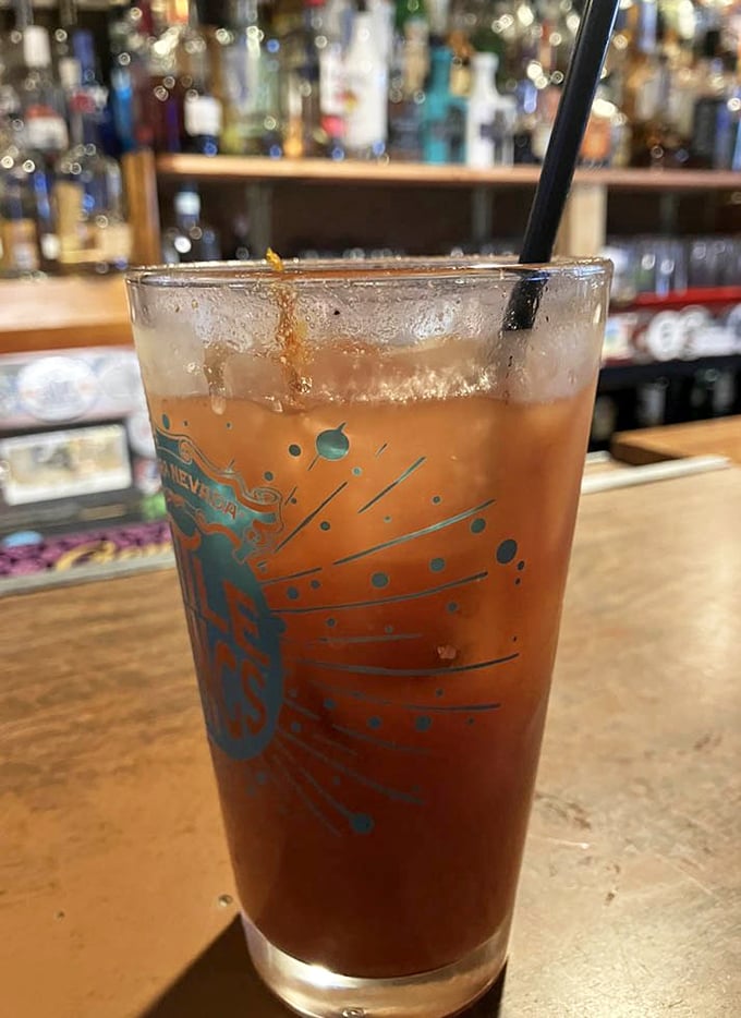 The Bloody Mary here isn't just a drink, it's a meal in a glass—spicy, savory, and the perfect hangover cure.