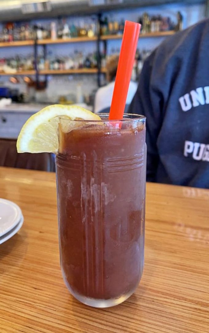 This isn't just a drink, it's a vacation in a glass. A bourbon slushy garnished with citrus—sophisticated enough for adults, fun enough to make you giggle.