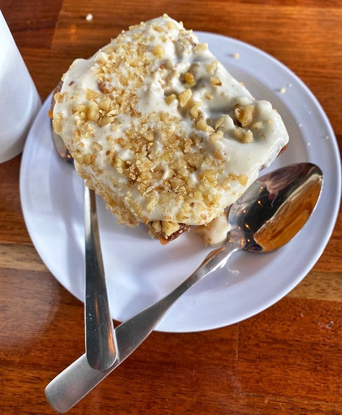 Carrot cake that turns skeptics into believers and makes every birthday wish come true simultaneously.