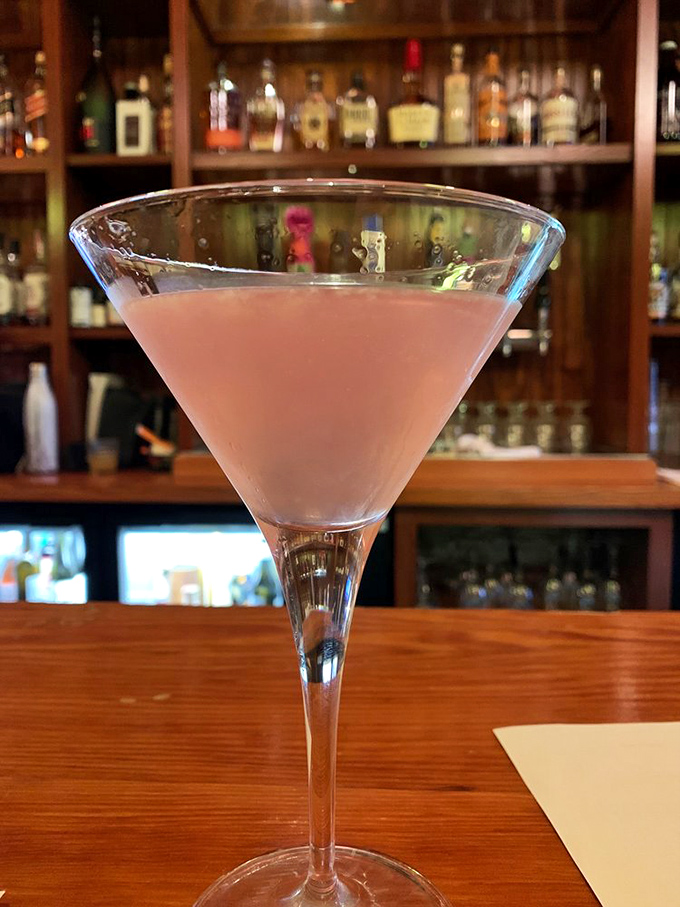 A champagne cocktail that whispers "celebration" even on a Tuesday. Pink, perfect, and dangerously easy to order another.