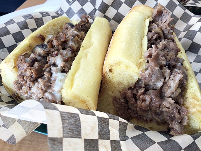 Cheesesteak simplicity that speaks volumes. No unnecessary frills, just meat and cheese in perfect harmony—the way nature and Philadelphia intended.