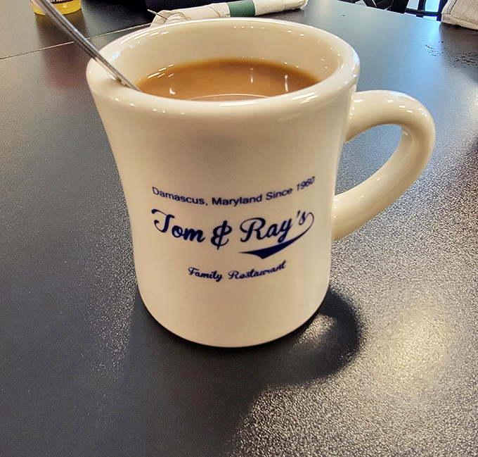 Coffee that actually tastes like coffee – revolutionary concept, perfectly executed in a simple white mug.