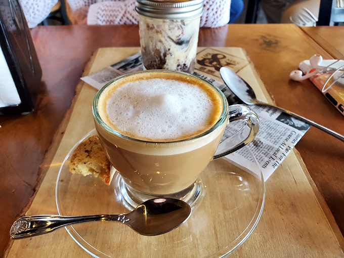 Coffee served with intention, not pretension. The perfect companion to extend your meal and delay the inevitable return to reality.
