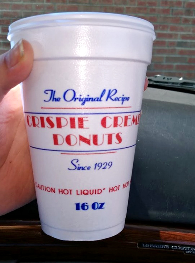 The perfect companion to fried dough—a simple cup of coffee that knows its supporting role and plays it perfectly.