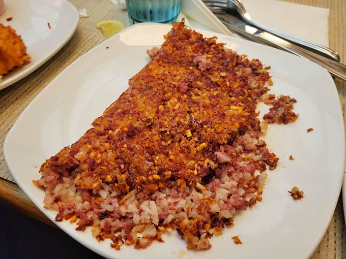 Crispy, savory corned beef hash that would make your grandmother proud—if your grandmother was secretly a breakfast wizard.