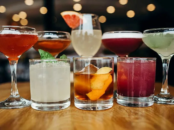 Liquid artistry in glasses—these craft cocktails aren't just drinks, they're conversation pieces with alcohol. Choose your adventure wisely.