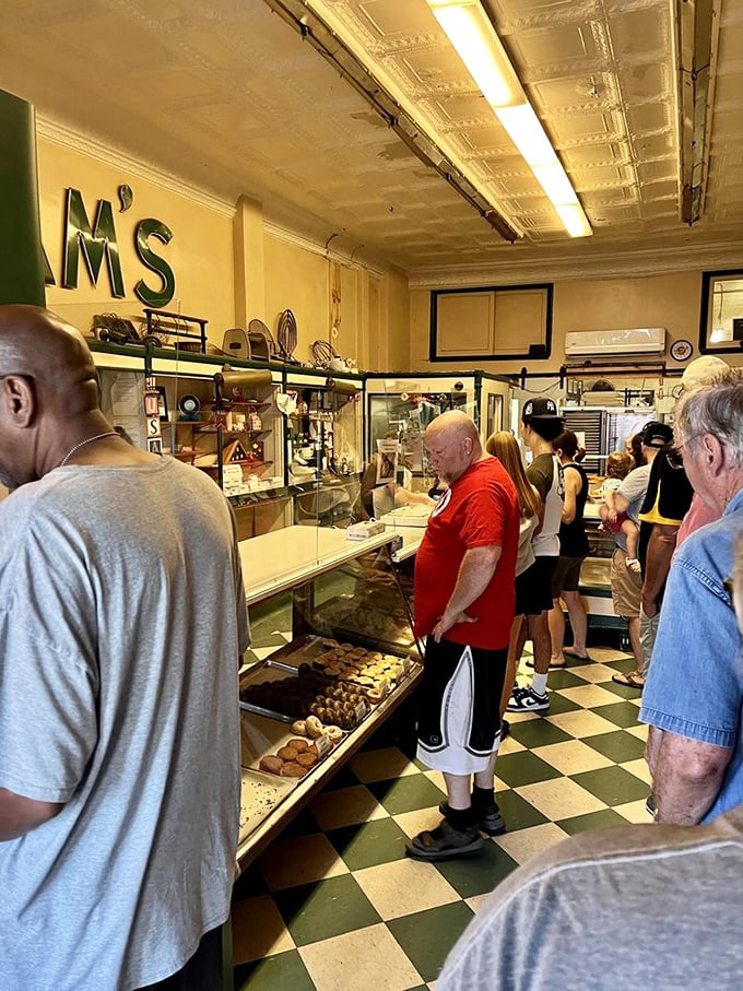 The line forms early at Oram's, where patience is rewarded with sugar-glazed treasures worth setting your alarm for.
