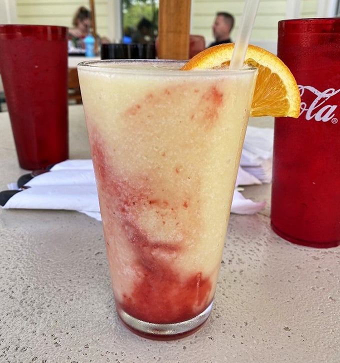 This daiquiri doesn't just refresh—it tells your stress to take the rest of the day off while you sip away your worries.